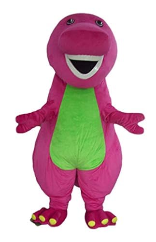 Dinosaur Barney Costume Adult Size Barney Mascot Costume Barney Suit ...