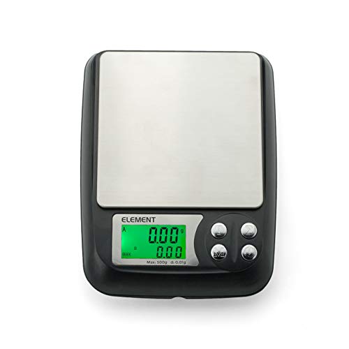 Truweigh Element Digital Liquid Scale (500g X 0.01g Black) DIY Liquid ...