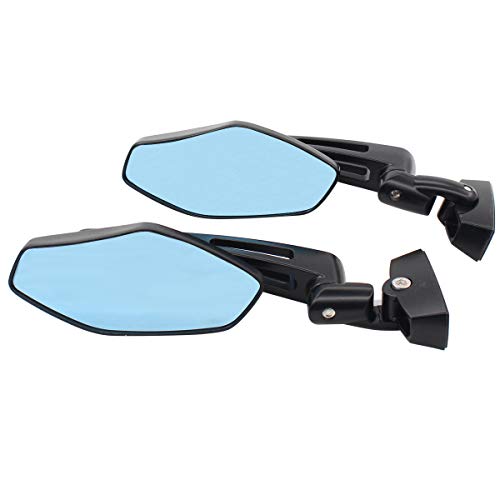 NewYall Set of 2 Right and Left Black Racing Rear view Mirror for sale ...