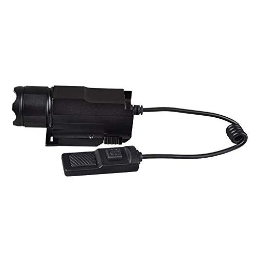 BESTSUN Tactical LED Gun Flashlight Rail Mounted Gun Light 800LM 3-Mode ...