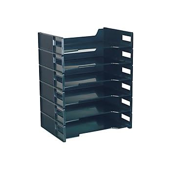 Amazon.com : Officemate Side Load Letter Tray, Black, 6 Pack (21062 ...