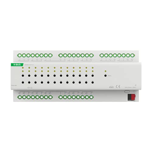 GVS K-BUS Brand, KNX 24-Fold Multi-function Actuator, 10A,KNX Shutter ...