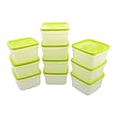 Amazon.com: Arrow Reusable Plastic Storage Container Set, 10 Pack, 1 ...