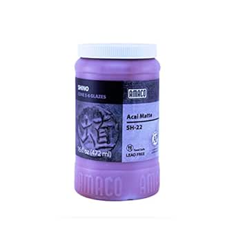 Amazon.com: AMACO Lead-Free Shino Mid/High Fire Matte Glaze - Pint - SH ...