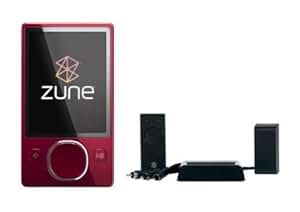 Amazon.com: Zune 120 GB Video MP3 Player (Red) and AV Dock Bundle ...