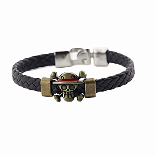 One Piece Bracelets Monkey D. Luffy Pirate Wristband Anime Bracelets ...