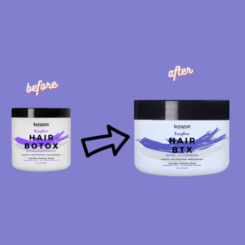 KERAZON Blonde Brazilian Hair Botox Treatment Purple Mask Platinum ...
