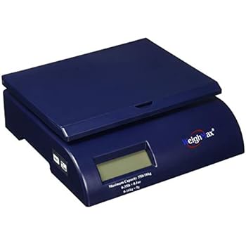 Amazon.com : Weighmax Shipping Postal Scale, Blue (W-2822-35-BLUE ...