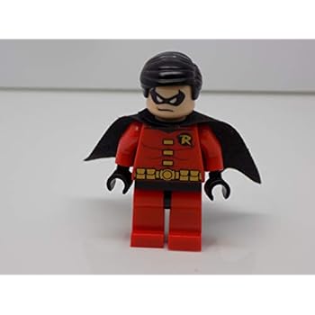 Amazon.com: LEGO DC Comics Super Heroes Batman Minifigure - Robin (Red ...