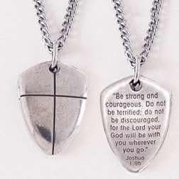 Amazon.com: Bob Siemon Designs 817913 Shield Of Faith Cross Small ...