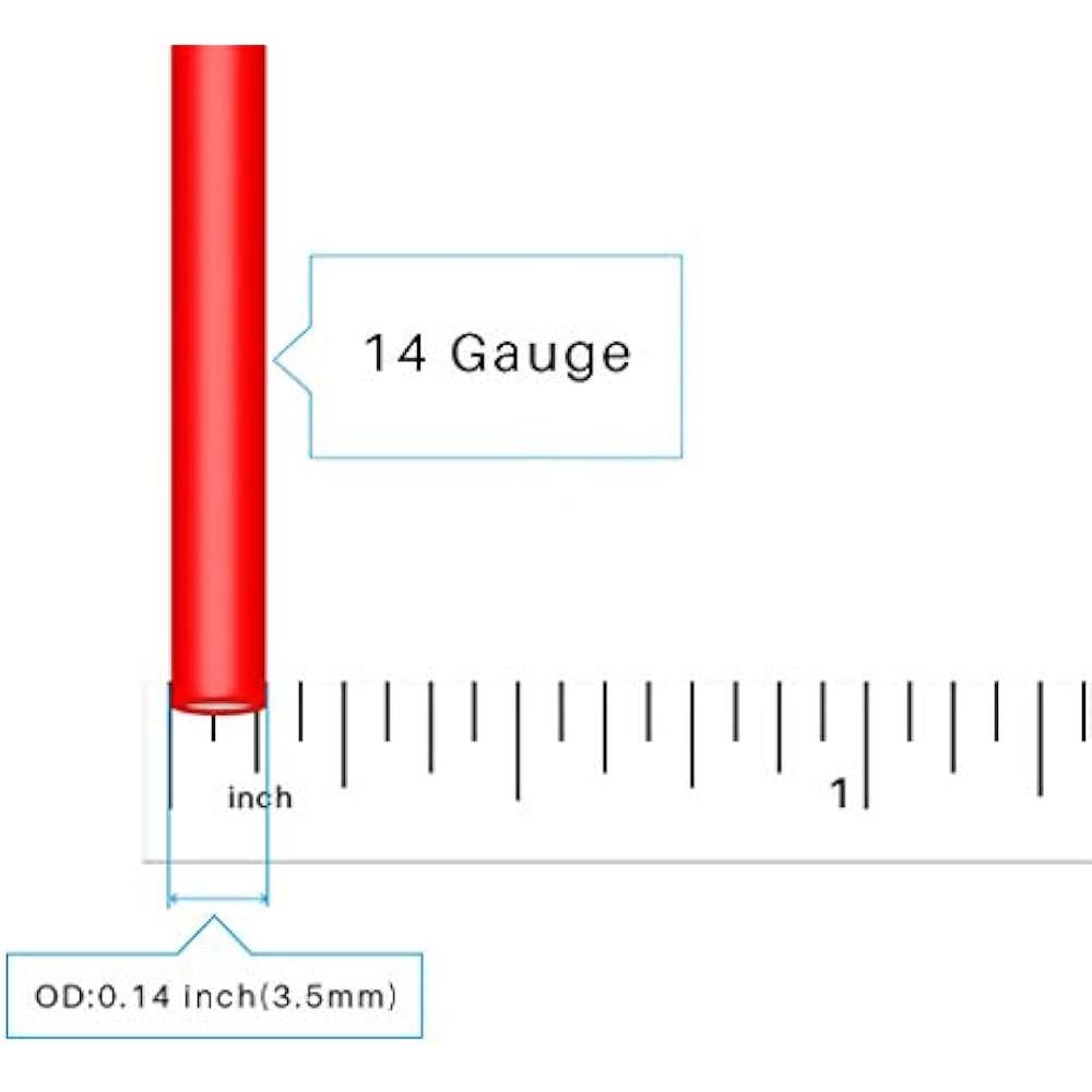 14 Gauge Silicone Wire 3 Ft Red And Black Flexible AWG Stranded Copper ...