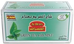Al Diafa Green Tea With Mint Sachets, 25 X 2G - Pack of 1 price in ...
