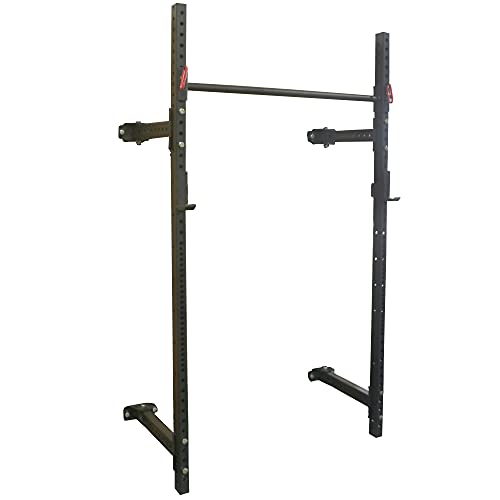 Titan Fitness T-3 Series Short Folding Power Rack 21.5" Depth Pull-ups ...