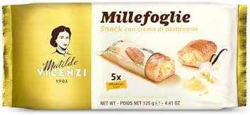 Matilde Vicenzi Puff Pastry Rolls filled with Pastry Cream, 125 g price ...