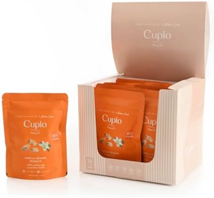 سعر Cupio Snacks Vanilla Sesame Peanuts 100G (Pack of 10) فى السعودية ...