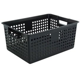 Black Iris Plastic Mesh Storage Basket X Large: Amazon.co.uk: Kitchen ...