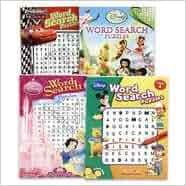 Disney Word Search Puzzle 4-Pack (Large): Disney Enterprises / Disney ...