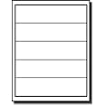 Amazon.com : 100 Label Outfitters® Labels 8 X 2 inch Large Labels, 5 ...