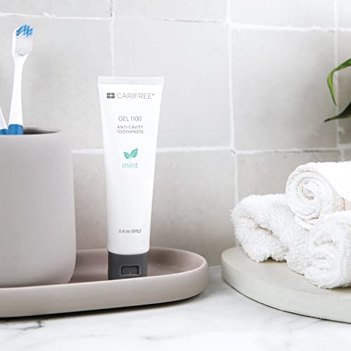 CariFree Gel 1100 (Mint) Anti-Cavity Fluoride Toothpaste with Nano ...
