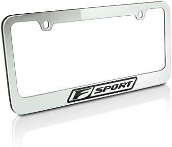 Lexus F Sport Chrome Brass License Plate Frame, Frames - Amazon Canada