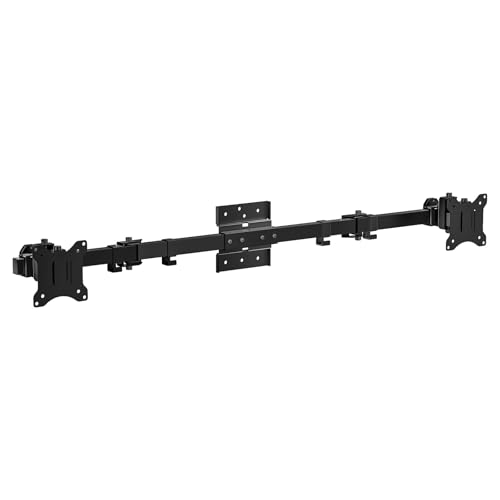 WALI Dual Monitor Wall Mount for 17 to 38 Inch, Ultrawide Monitor Arm ...