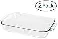 Amazon.com: Pyrex Basics 2 Quart Glass Oblong Baking Dish, Clear 7 x 11 ...