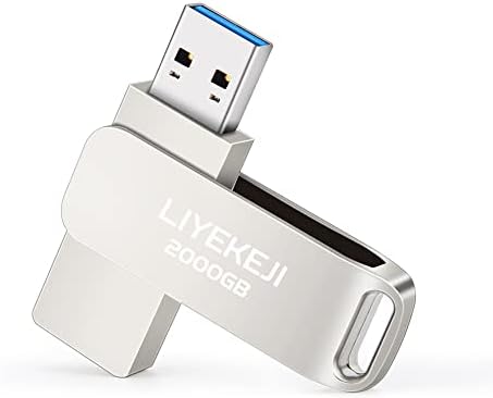 LIYEKEJI USB Flash Drive 2000GB,USB 3.0 Memory Stick 2TB for PC/Laptop ...