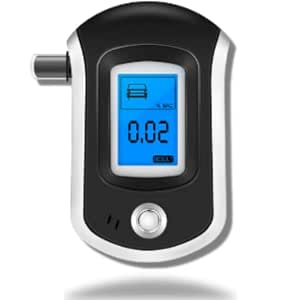 Portable Alcohol Tester Air Blow Digital Display Alcohol Meter Blow ...