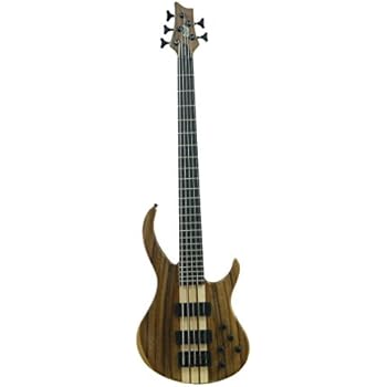 Amazon.com: ivy IBW-500 Bass Solid-Body Electric Guitar, Natural ...