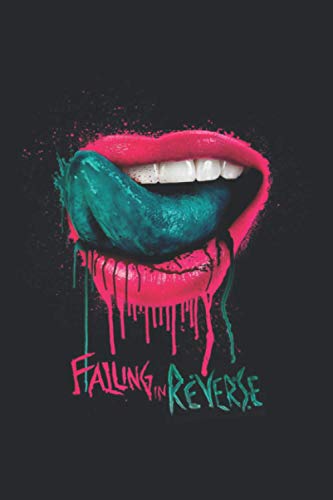 Amazon.com: Falling In Reverse Lips Official Merchandise: Notebook ...