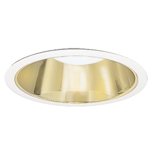 HALO Recessed 426RG 6-Inch Trim with Residential Gold Reflector Cone ...