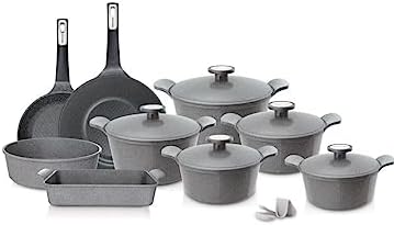 Neoflam Xtrema Cookware Set 11-Pieces, Gray price in Saudi Arabia ...