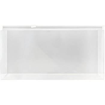 Amazon.com : Poly Zip Envelopes with Pocket, Check Size, Blue/clear ...