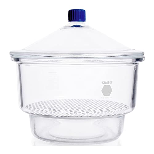 Kimble 31253-200 Soda-Lime Glass Lid For Desiccator With Top Knob, 200 ...