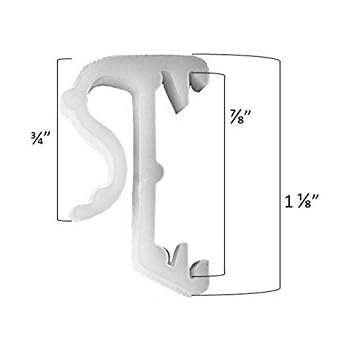 Amazon.com: Levolor Faux Wood Valance Clips, 2 in. (Pack of 2): Home ...