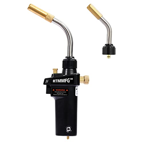 RTMMFG High Intensity Propane Torch Head with 2 Nozzles, Trigger ...