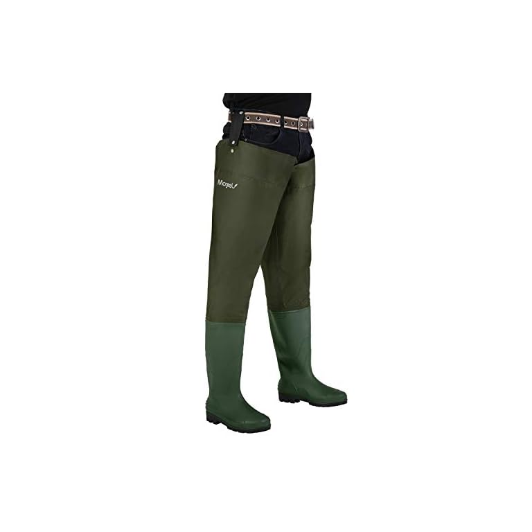 Hip Waders, Lightweight Waterproof Hip Boots for Men and Women, Nylon ...