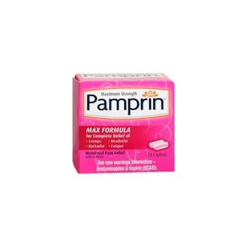 Amazon.com: Pamprin Maximum Strength Multi-Symptom Menstrual Relief ...