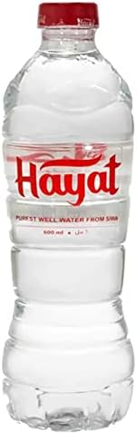 Hayat Water Bottle 0.6 Litre Set of 9 price in Egypt | Amazon Egypt ...