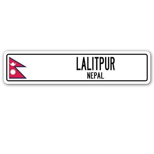 Lalitpur Nepal Street Sign Sticker Decal Wall Window Door Nepalese ...