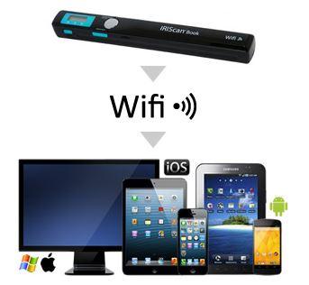 IRIScan Book 3 Executive Wireless Portable 900 dpi Color Scanner with ...