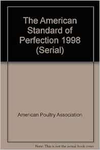 The American Standard of Perfection 1998 (Serial): 9789997826718 ...