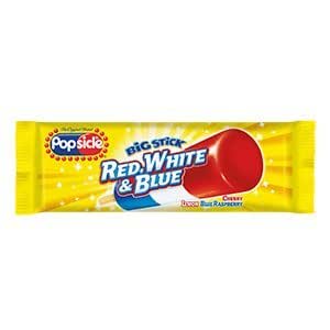Amazon.com: Popsicle, Big Stick Red White & Blue 3.5 oz. (24 count ...