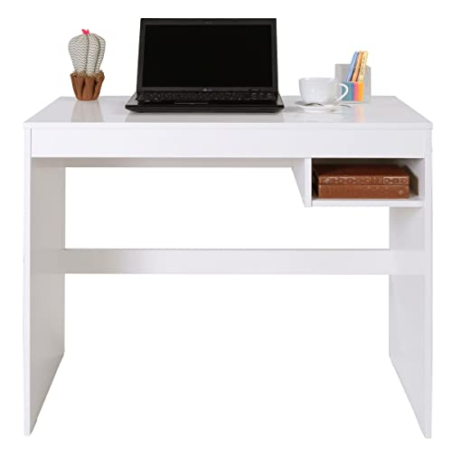 MADESA Small Desk 36 inches, Desk Workstation PC Computer Table ...