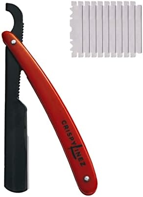 Crispy Linez Barber Straight Razor | Turkish Model | 10 Blades Included ...