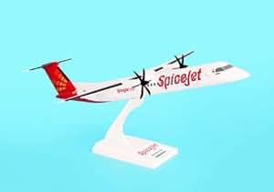 Amazon.com: Skymarks Spicejet Q400 Model Airplane: Toys & Games
