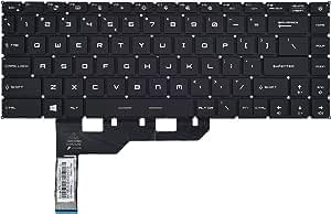 Power Source Laptop Replacement Keyboard Compatible with MS GS66 ...