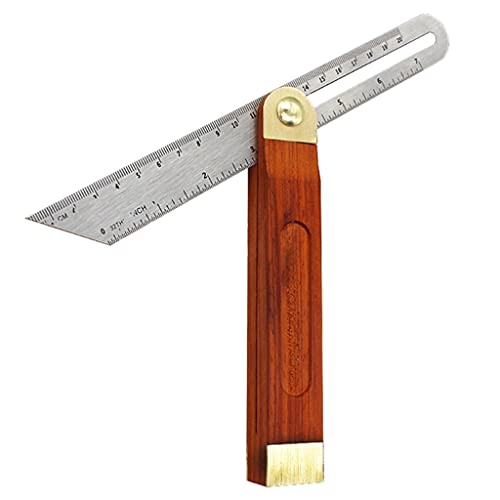 XENITE Angle Rulers Gauges Tri Square Sliding T-Bevel with Wooden ...