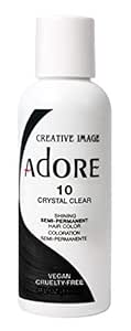 Amazon.com : Adore Semi-Permanent Haircolor #010 Crystal Clear 4 Ounce ...