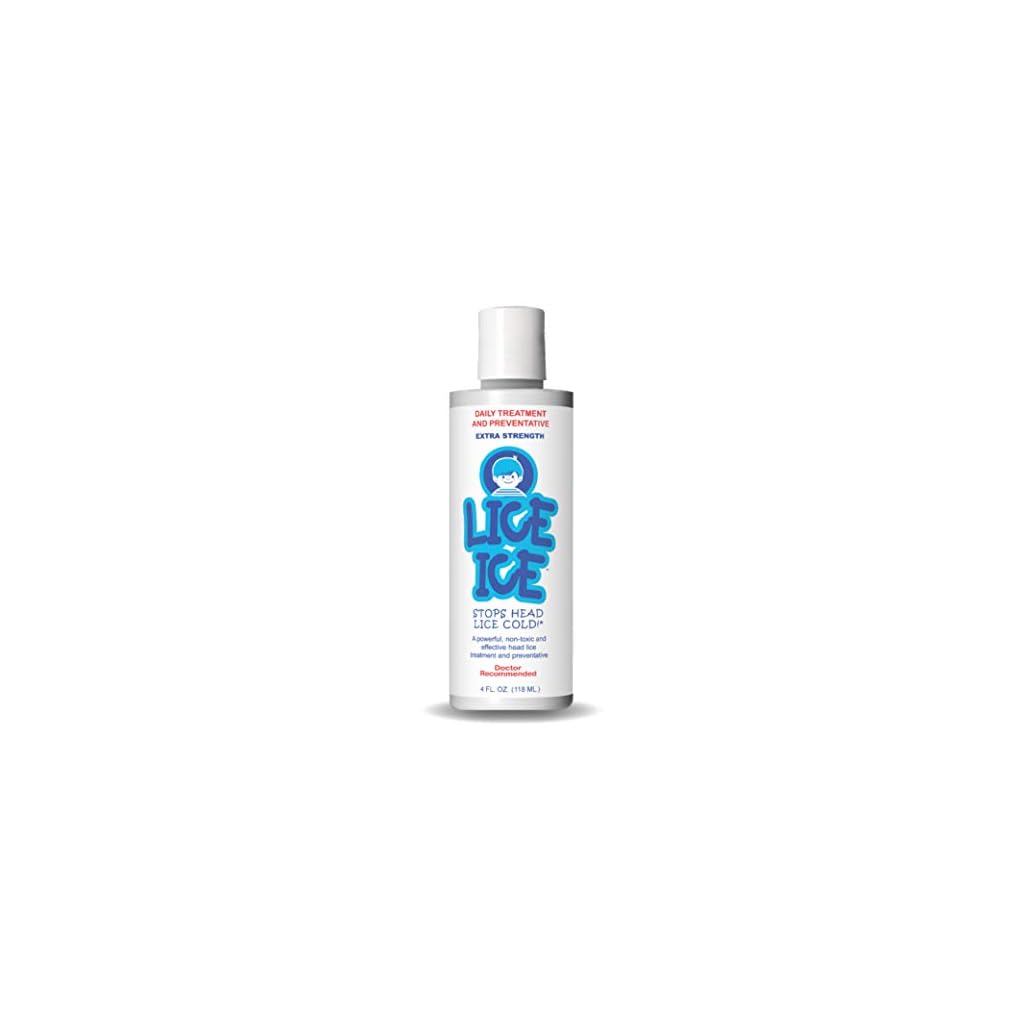 Lice Ice Extra Strength (4 FL OZ), Head Lice Treatment for Kids and ...